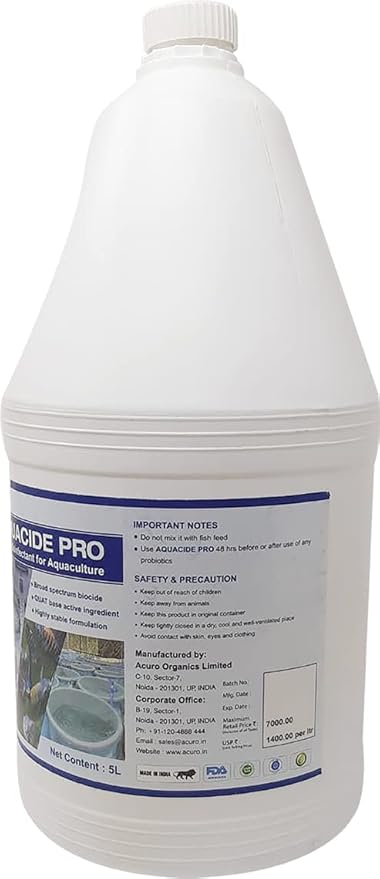 Buy Acuro Aquacide Pro:Stong Disinfectant for Aquaculture Ponds ...