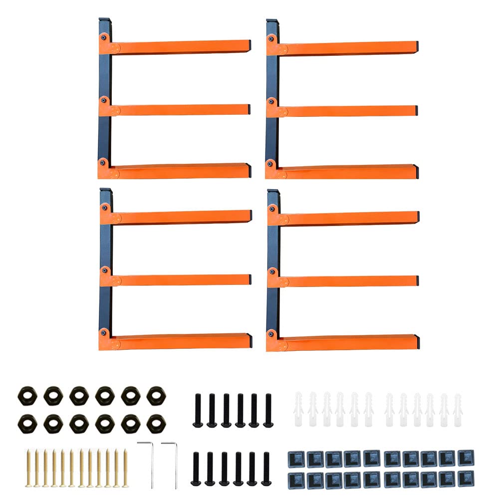 Zmmyuluo Lumber Storage Wood Storage System Wood Rack Organizer Holds ...