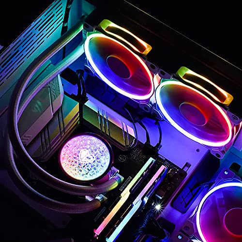 ID-COOLING PINKFLOW 240 Diamond Edition CPU Water Cooler 5V ARGB AIO ...