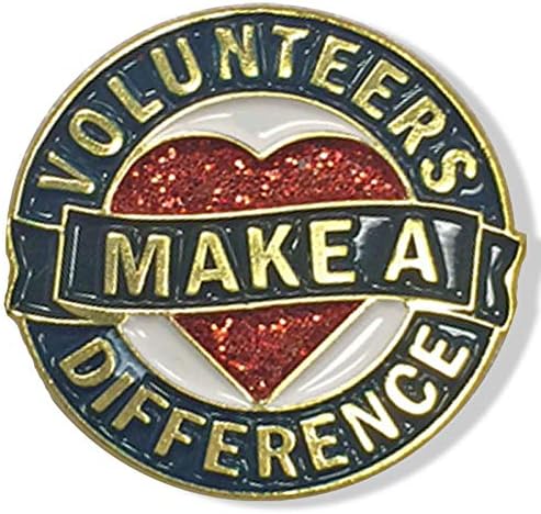 Amazon.com: SHOP AWARDS AND GIFTS Volunteer Make a Difference Heart ...