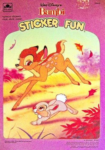 Walt Disney's Bambi Sticker Fun (A Golden Book, 2334-2): Walt Disney ...