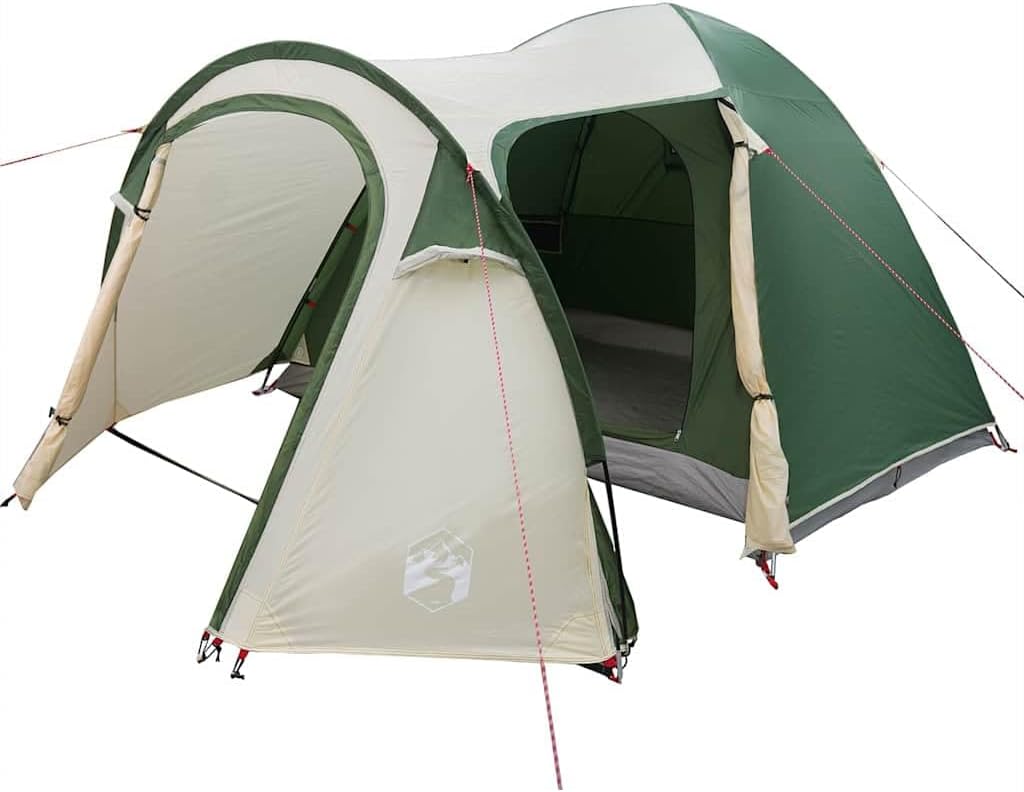 Amazon.com: vidaXL Dome Tent with Roof Other Green 384 x 254 x 170 cm ...