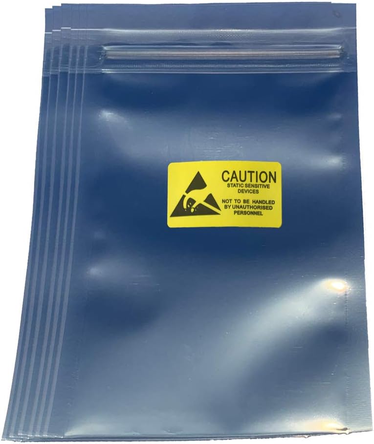 Amazon.com: Ellbest 200pcs 2.36x3.54 inch Anti Static Bag Antistatic ...