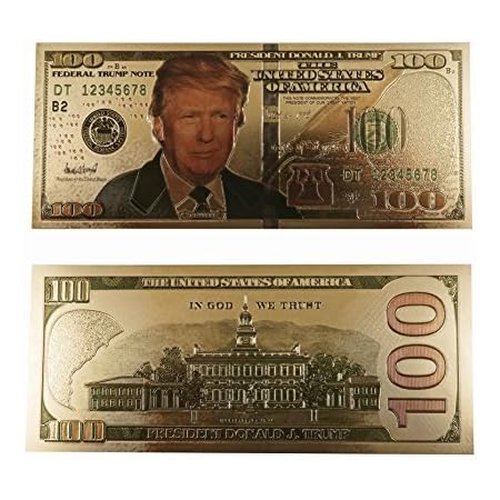 Amazon.com: Authentic President Donald Trump Gold Plated Novelty Dollar ...