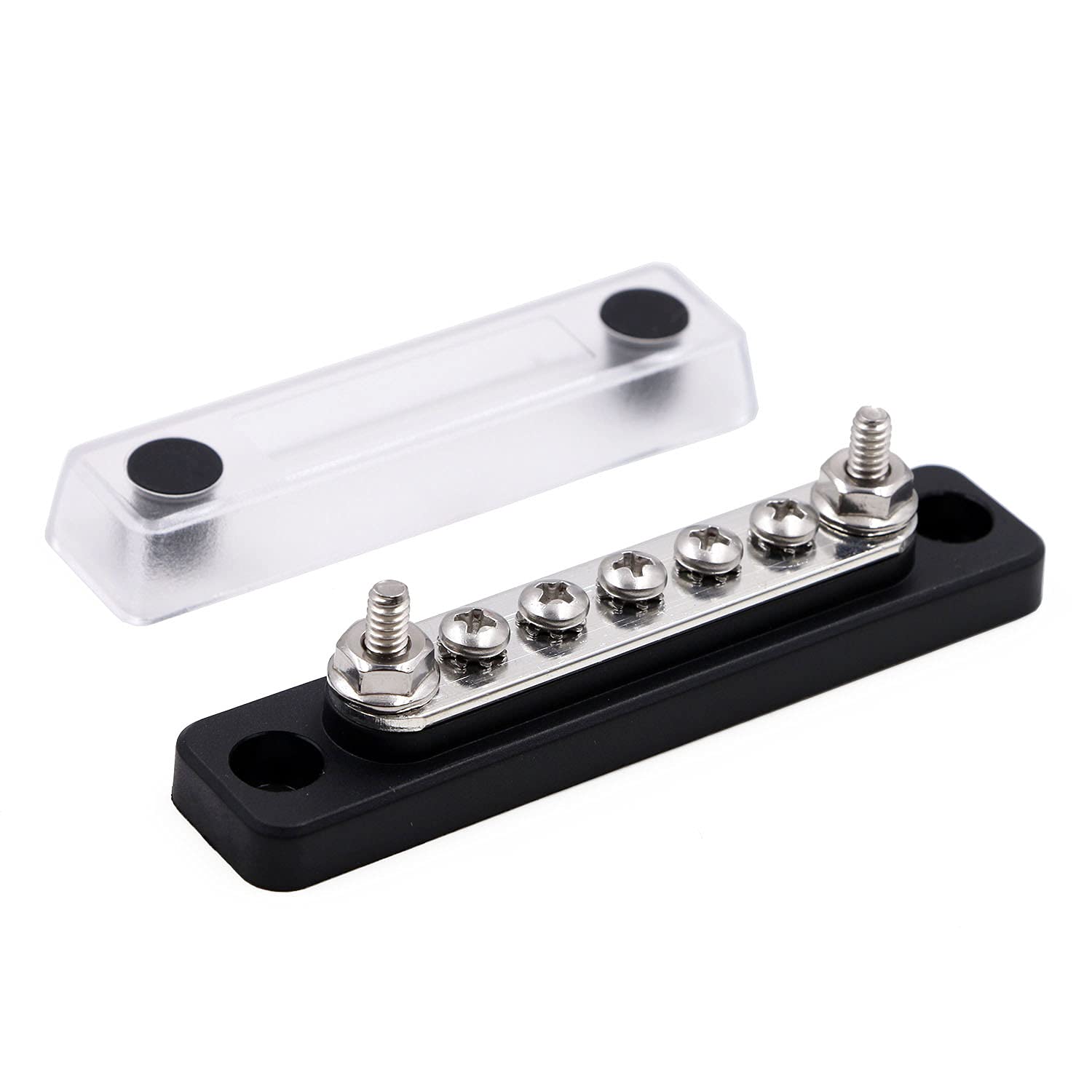 Buy Gloaso Common 100amp Busbar Distribution Block with Cover 2 Studs 5 ...