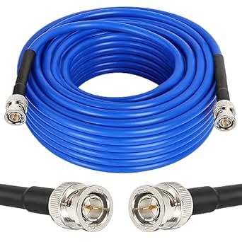 XRDS -RF 12G SDI Cable 50FT, SDI Video Cable 3G/6G/12G 75ohm BNC Cable Supports HD-SDI/3G/6G-SDI ...