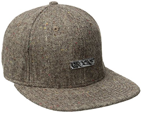 Crooks & Castles Men's Woven Strapback Cap - Crooks Metal Badge ...