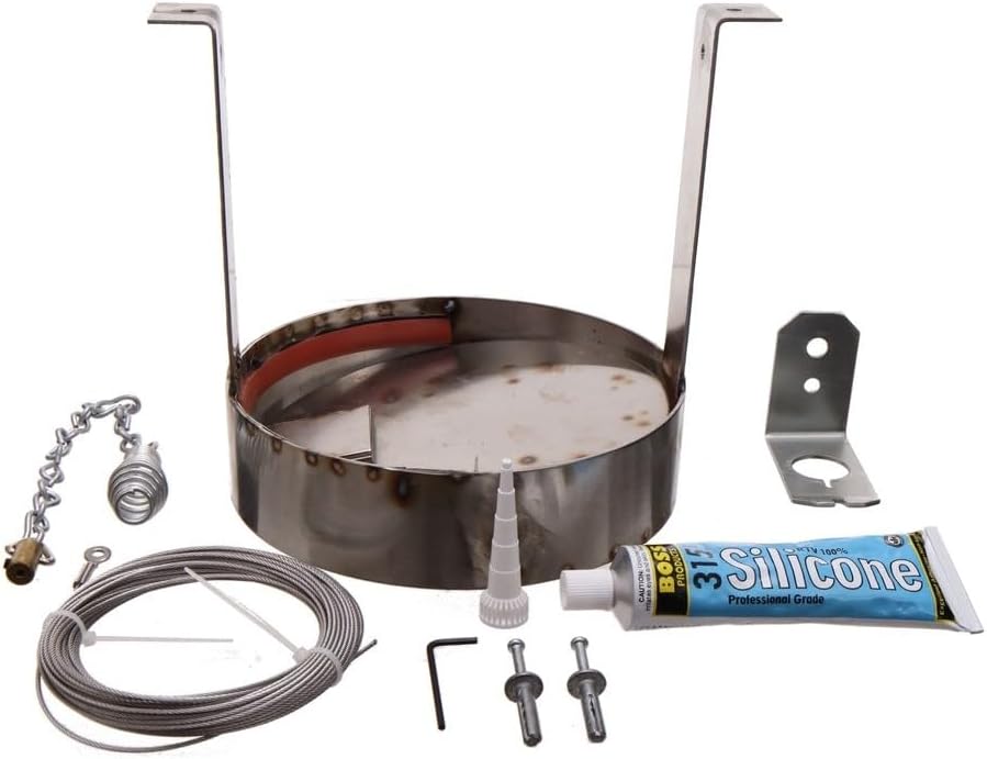 Amazon.com: National Chimney Premier Drop-in Damper (9 inch) : Home ...