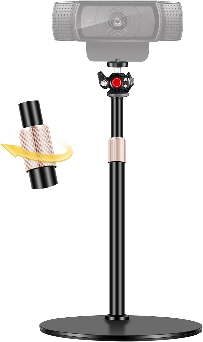 Amazon.com: Etour Webcam Tripod Stand for Desk - Extensible Desktop ...