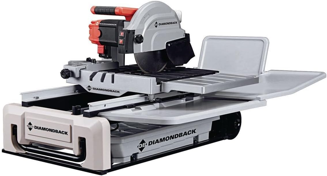 10 In. 2.4 HP Heavy Duty Wet Tile Saw With Sliding Table - Amazon.com