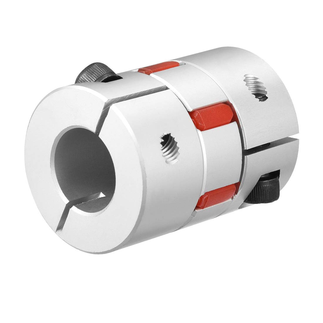 Amazon.com: uxcell Shaft Coupling 16mm to 20mm Bore L55xD40 Flexible ...