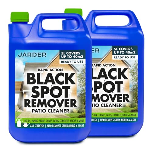 Jarder 2 x 5L Max Strength Black Spot Remover & Patio Cleaner for Paths ...