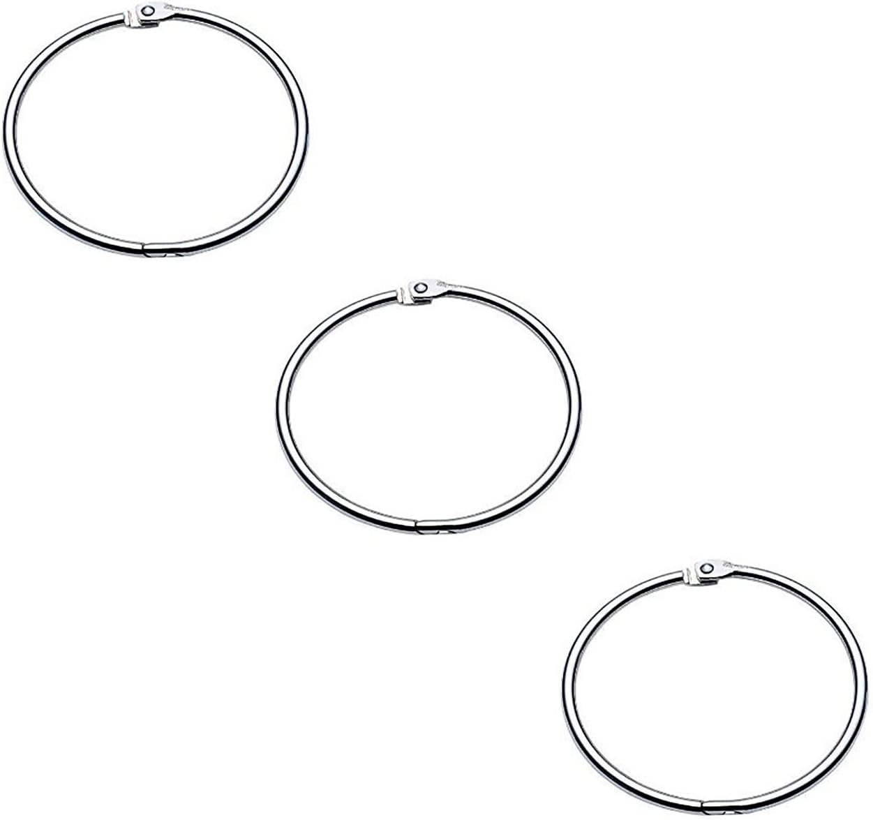 HAND ® Binding O Ring Hinged Book Binder Ring 4.1 Inch Diameter x3 ...