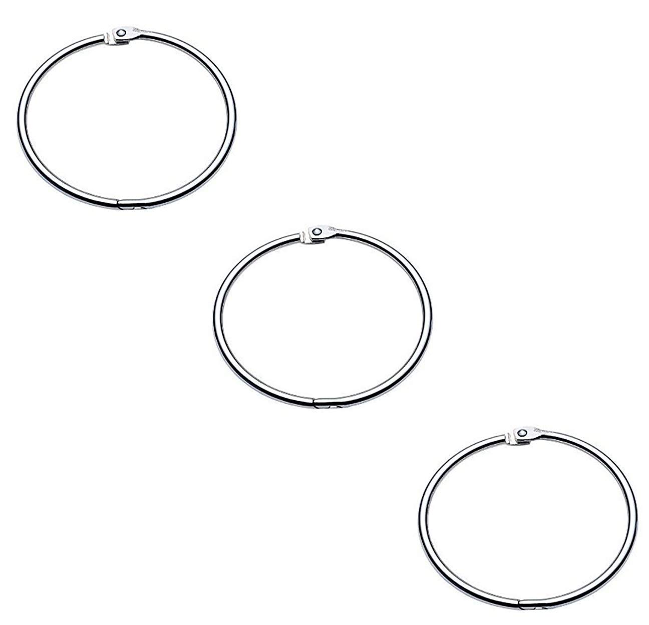 HAND ® Binding O Ring Hinged Book Binder Ring 4.1 Inch Diameter x3 ...
