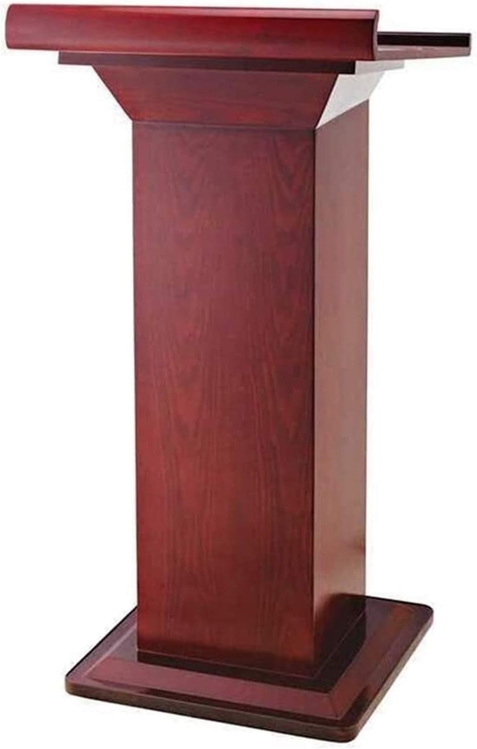 Podium Reception Desk - Wood Standing Desk Lecture Table Solid Wood ...