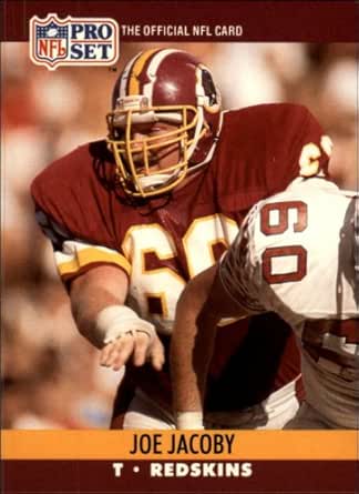 Amazon.com: 1990 Pro Set Football Card #664 Joe Jacoby : Collectibles ...
