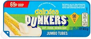 Dairylea Dunkers Jumbo Tubes Cheese Snack 41g x 15 : Amazon.co.uk: Grocery