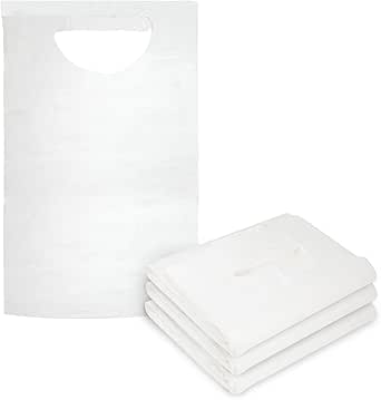 Amazon.com : ProHeal Disposable Bibs For Adults, 300 Pack - Tie Back ...