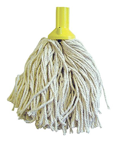 AUK HA054-Y PY Socket Mop Head, Size 14, Yellow (Pack of 10) : Amazon ...