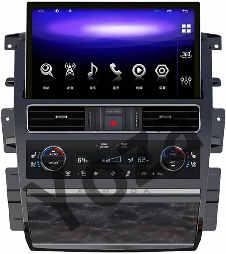 Amazon.com: Yoza Carplay Car Radio for Nissan Patrol Infiniti QX80 QX56 ...