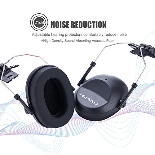 Noise Cancelling Helmet Attachable Ear Muffs Blocking Sound Reduction ...