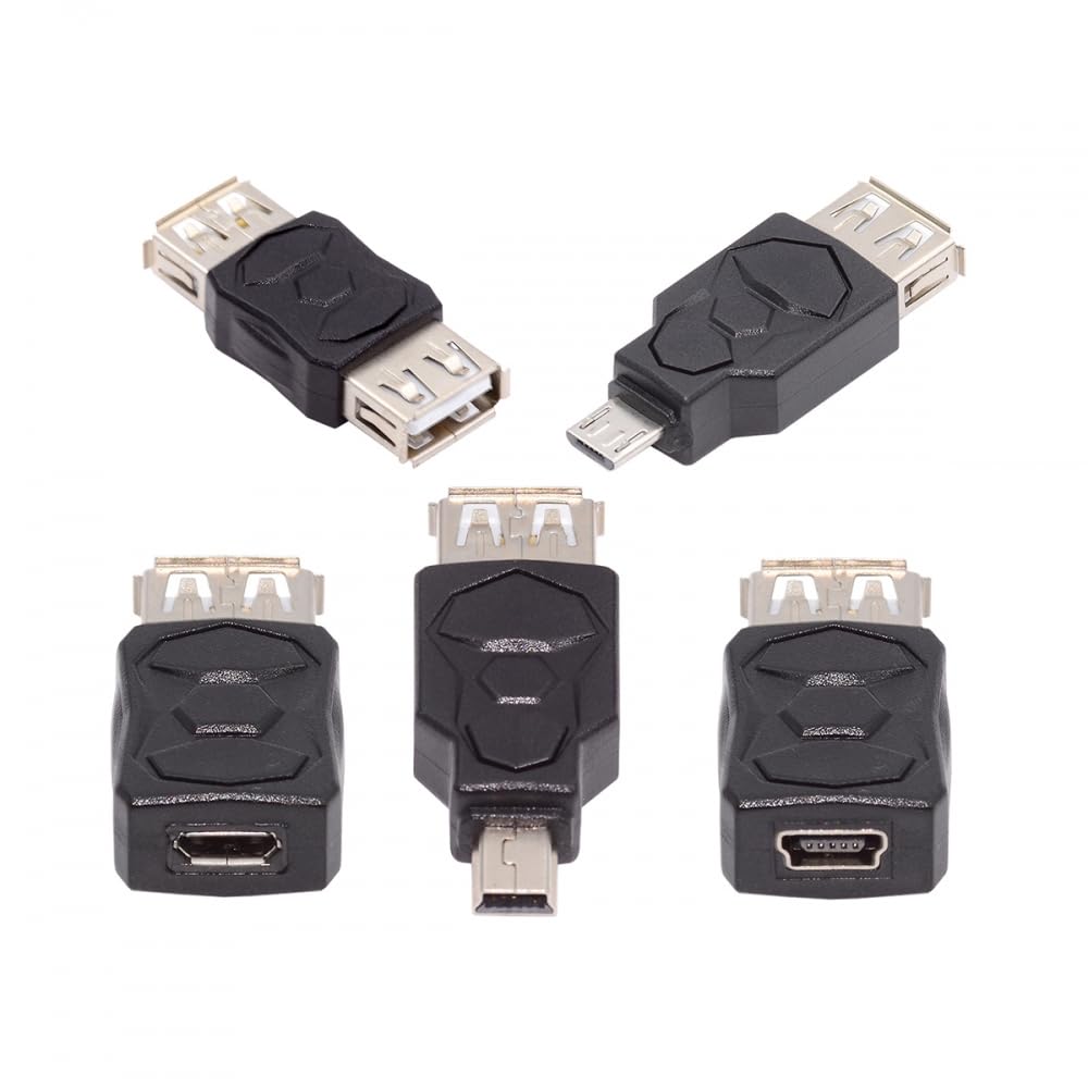 CY Adapter 5pcs/lot Micro USB 2.0 OTG Mini USB 5Pin Type-A Male to ...
