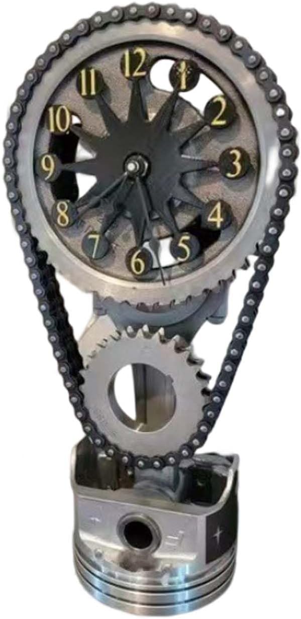 Amazon.com: Usoway Vintage Rotating Gear Clock, Personalized Creative ...