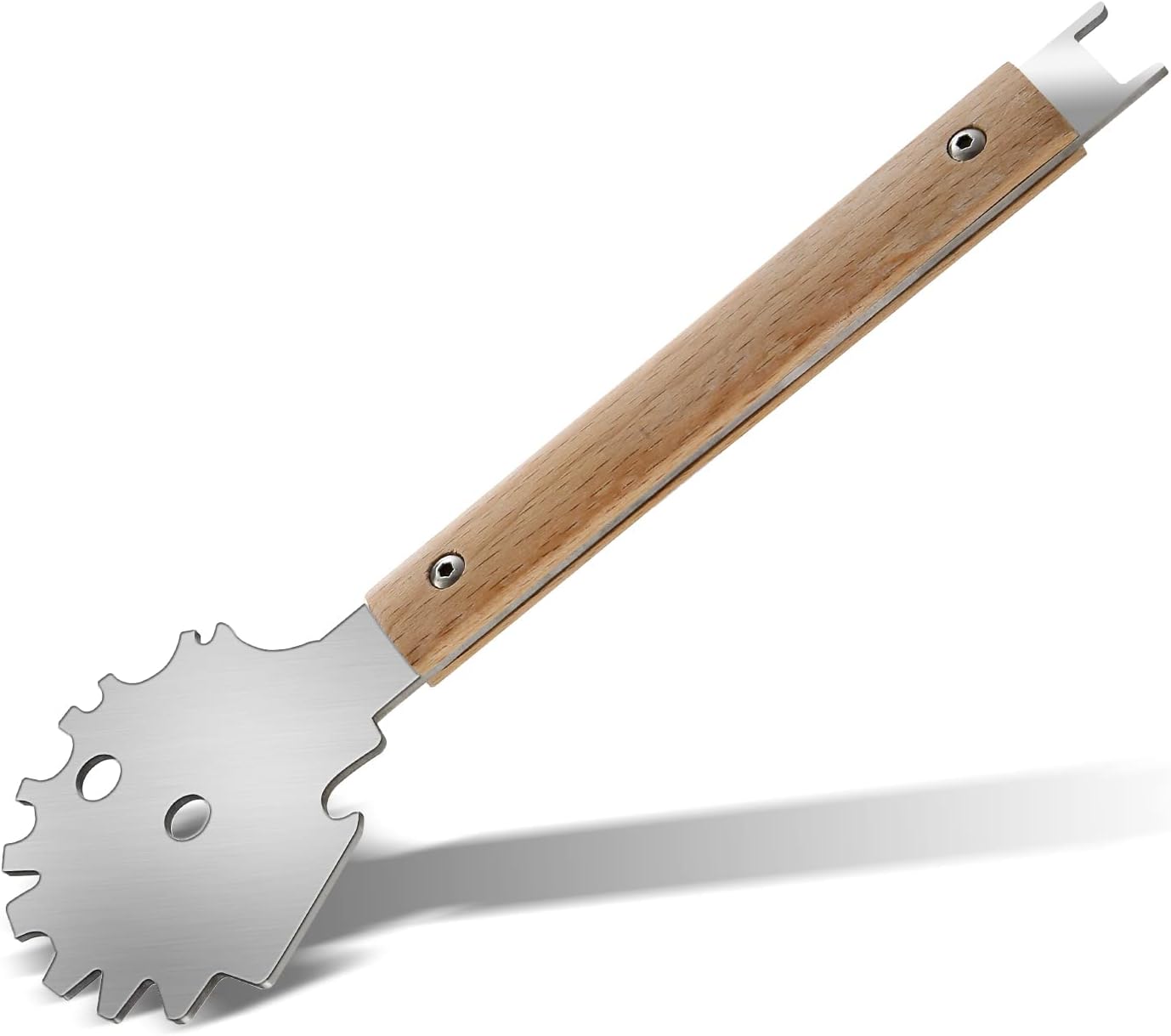 Amazon.com: BBQ Grill Scraper Gifts for Men, Wooden Handle Grate ...