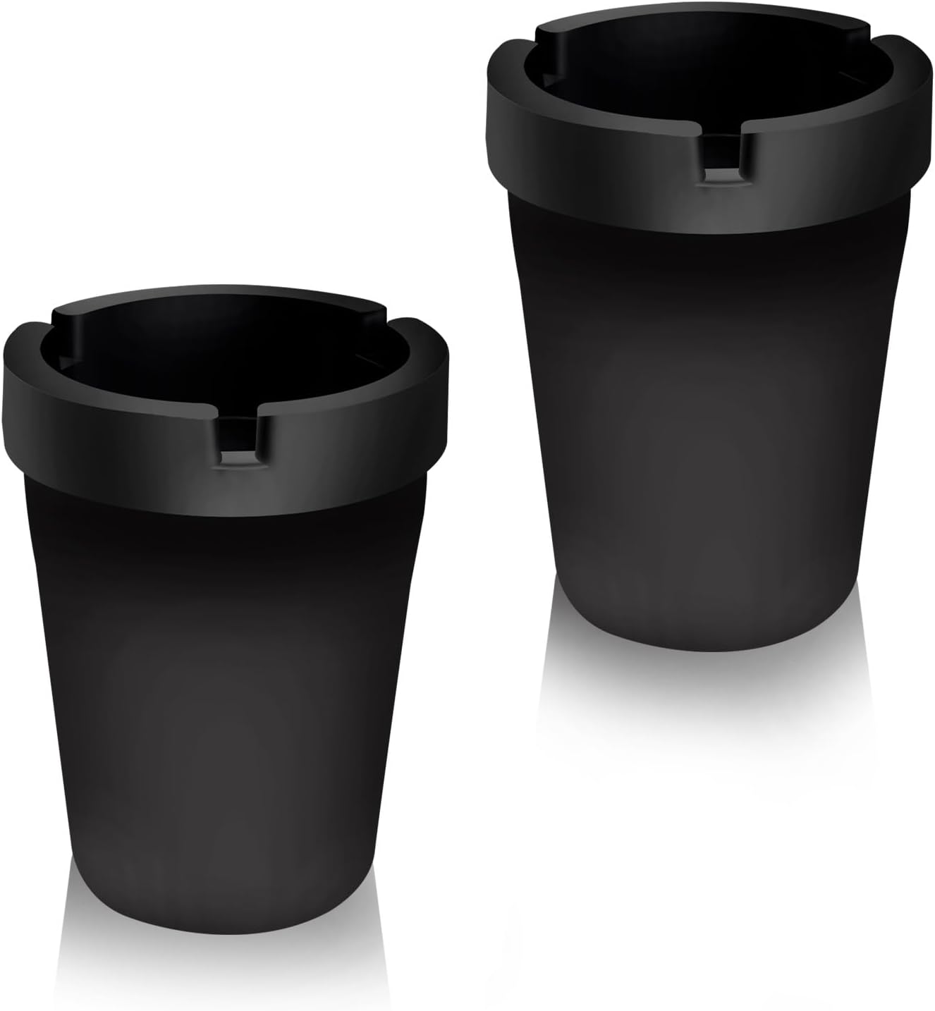 Amazon.com: 2PCS Smokeless Car Ashtray with Lid Smell Proof,Car ...