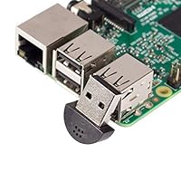 Buy SunFounder USB 2.0 Mini Microphone for Raspberry Pi 3, 2 Module B ...
