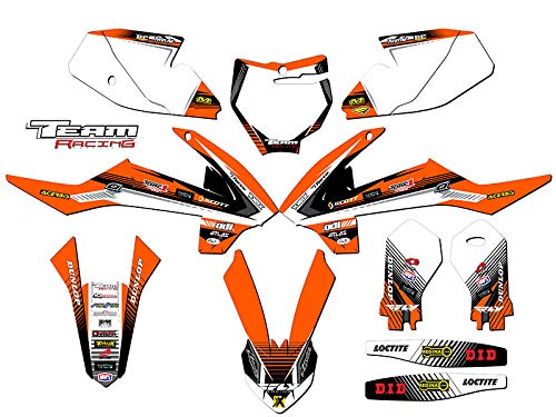 Amazon.com: Team Racing Graphics kit Compatible with KTM 2019-2020 SX ...