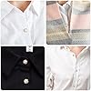 Amazon.com: 80Pcs Women Shirt Brooch Buttons Cover up Button Pin Safety ...
