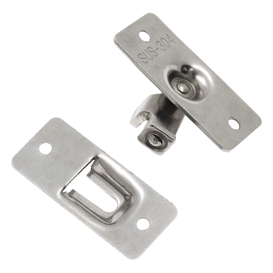 Buy Kyuionty 2Pcs 90 Degree Door Clasp Lock Right Angle Buckle Lock ...