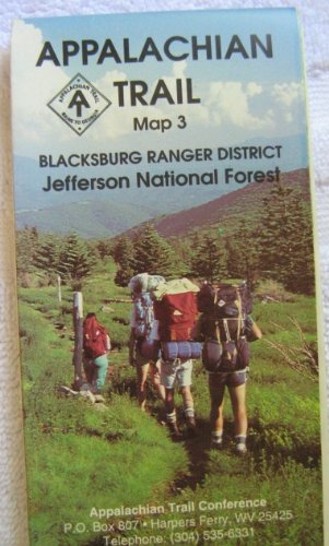 Amazon.com: Appalachian Trail Map 3 : Blacksburg Ranger District ...