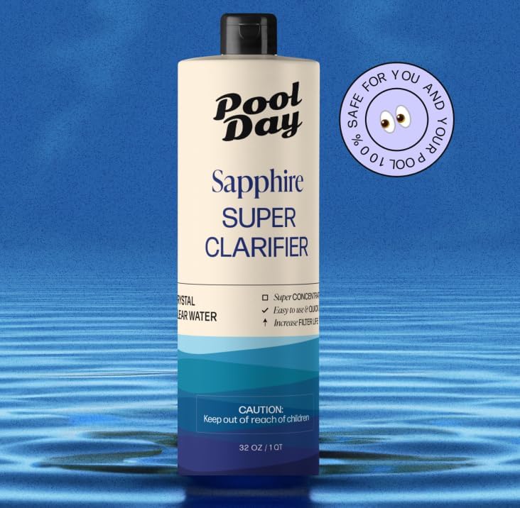 Pool Day Sapphire Super Clarifier 32oz – Fórmula extra concentrada ...