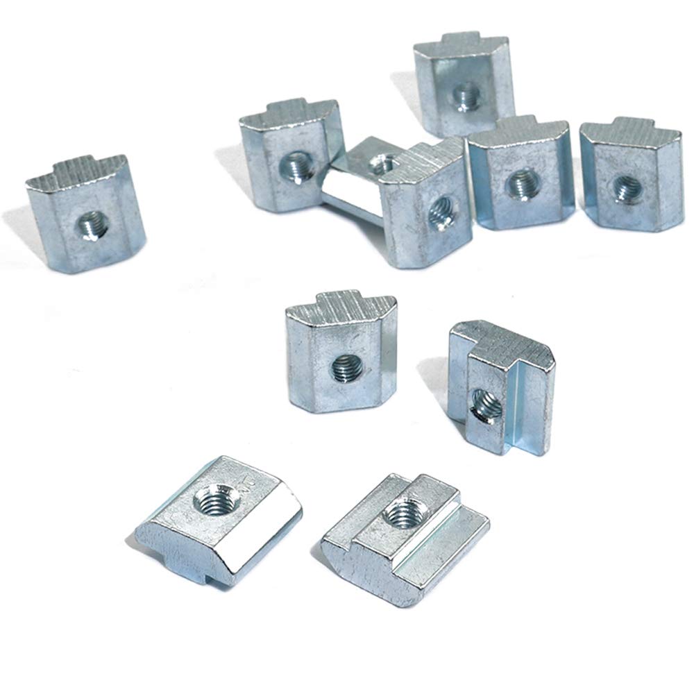 Buy Boeray 25 pcs 45 Series Metric Carbon Steel Tee Nuts M8 Sliding T ...