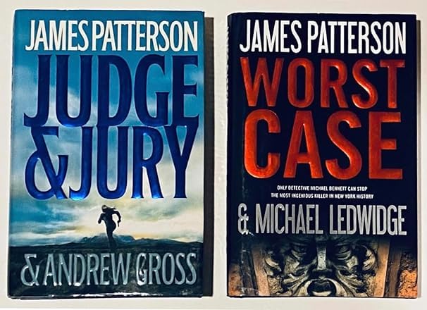 2 James Patterson Books! 1) Judge & Jury 2) Worst Case: James Patterson ...