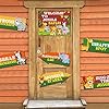Amazon.com: Hooqict 20 Pieces Safari Party Sign for Welcome to Jungle ...
