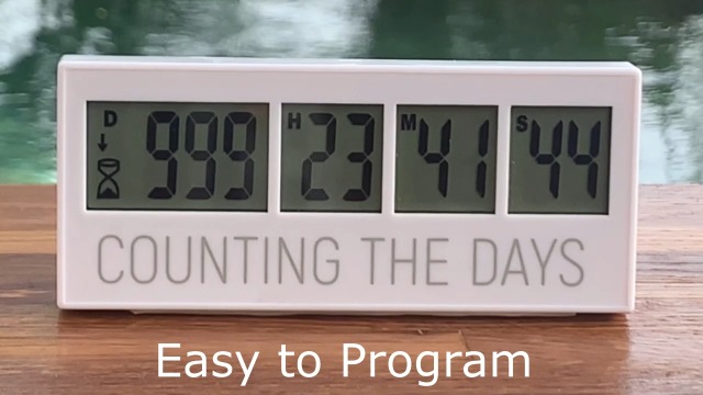 Watch Reusable Countdown Clock for Many Occasions on Amazon Live