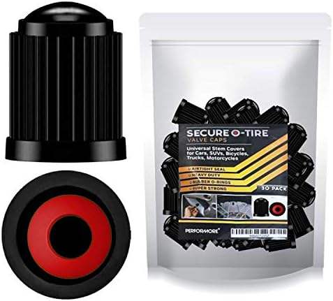 Amazon.com: CKAuto 50 Pack Tire Valve Caps, Plastic Valve Stem Caps ...