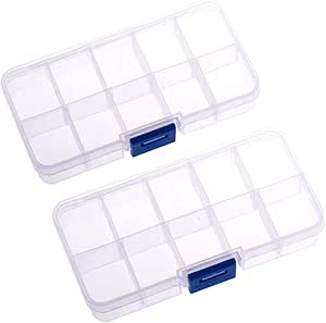 Amazon.com: 10 Grids Portable Plastic Organizer Container Storage Box ...