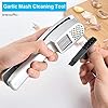 Amazon.com: Garlic Press 2 in 1 - Easy-Squeeze Mincer and Slicer With ...