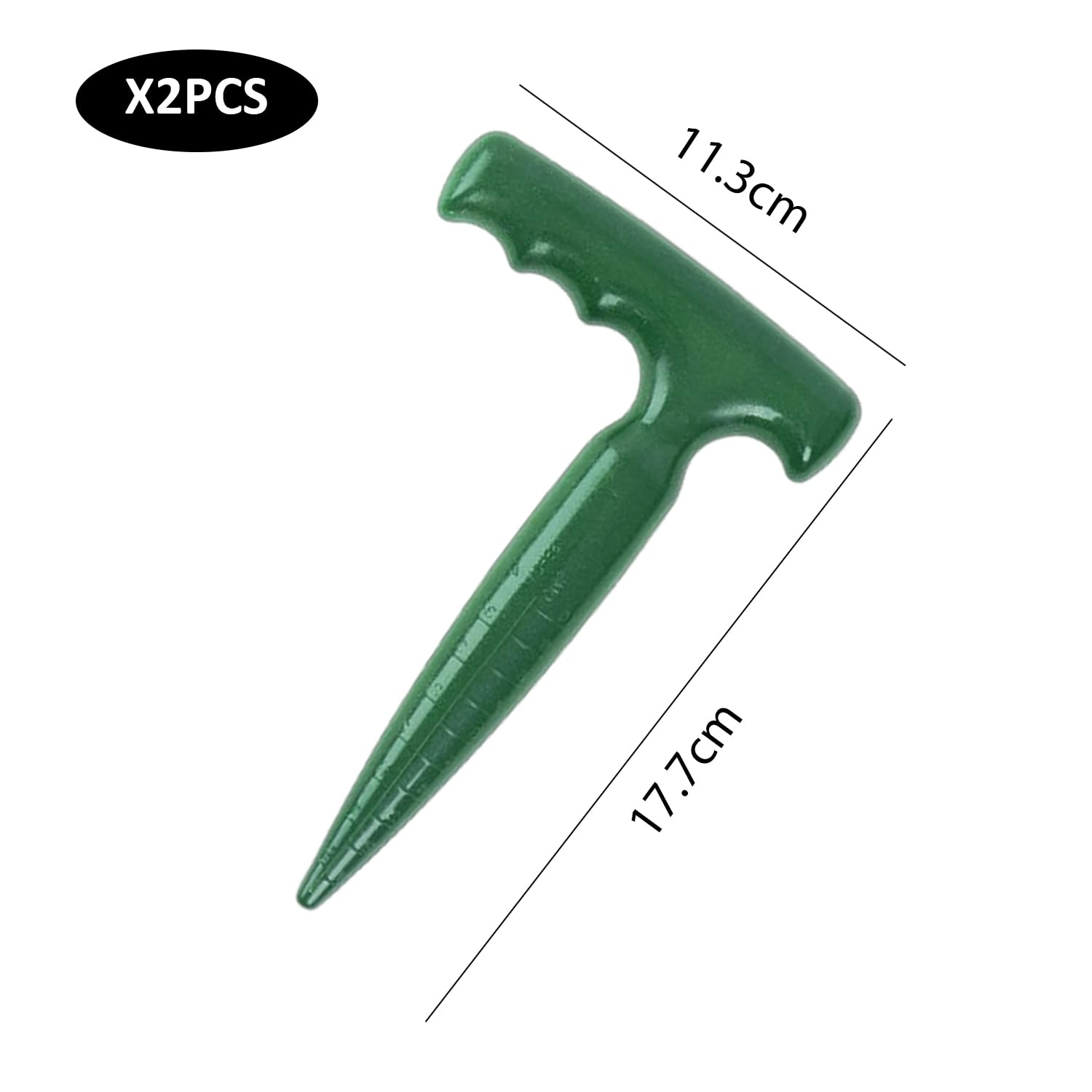 2 Pieces Of Seedling Hole Digger, Garden Manual Planting Tools, Seed ...