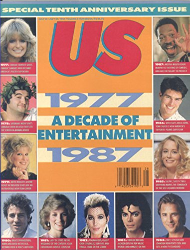 Us Magazine July 13-July 27, 1987 (A Decade of Entertainment - 10th ...