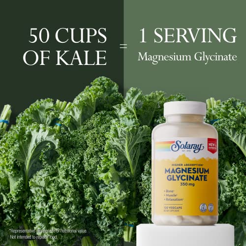Solaray Magnesium Glycinate, New & Improved Fully Chelated | Gourmetian