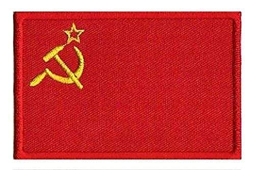 Patche Écusson Drapeau URSS CCCP Union Soviétique Patch Brodé Thermocollant : Amazon.fr: Auto et ...