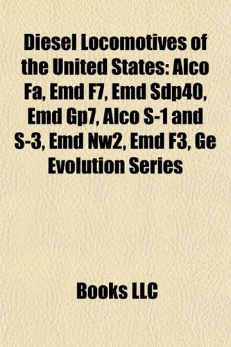 Amazon.co.jp: Diesel locomotives of the United States: EMD F7, ALCO FA ...