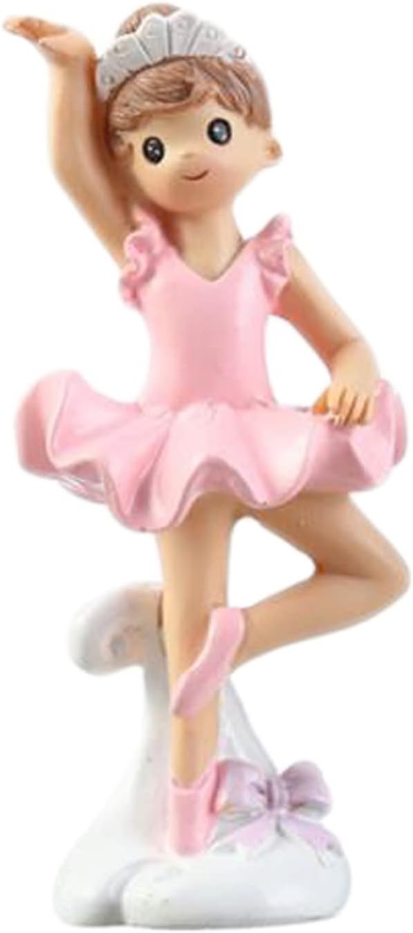 Amazon.com: Dancing Ballerina Girl Figurine, Miniature Ballet Girl ...