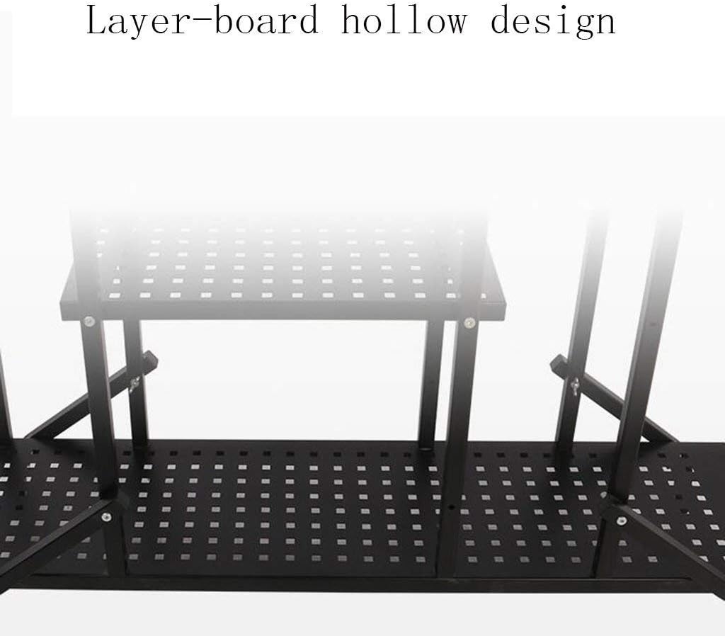 ESSBAG Plant Stand, Flower Rack Iron Flower Stand Multilayer Indoor ...