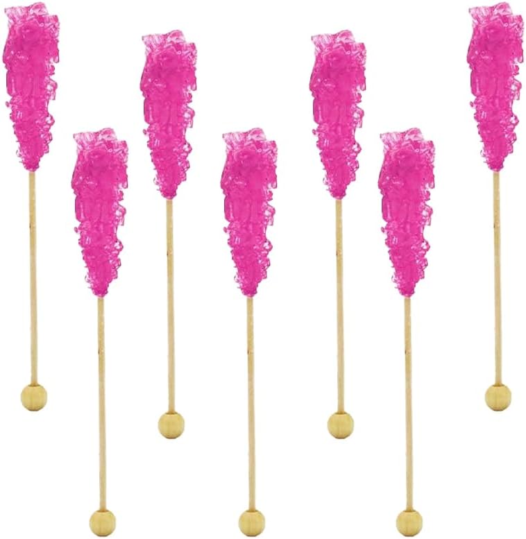 Amazon.com : Fruidles Rock Candy Lollipops Suckers, Variety Flavor and ...